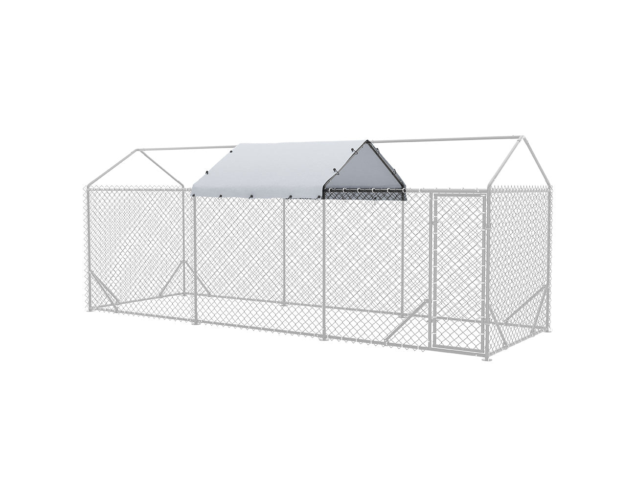 Waterproof, UV Cover Dog Run Kennel Cover, Heavy Duty Oxford Fabric ...