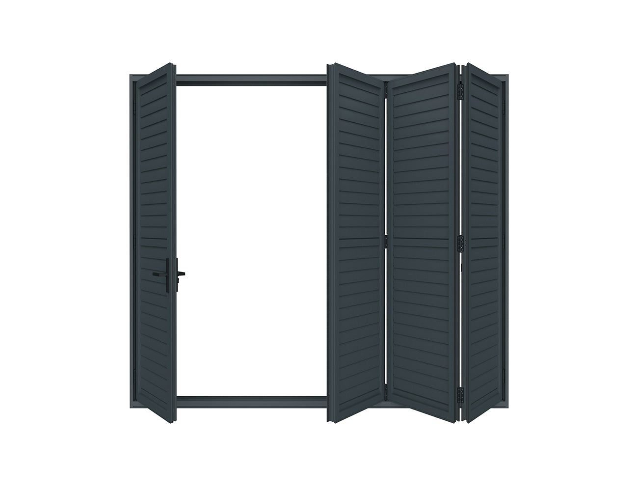 Bifold Shutter Wall For Tasman Freestanding Pergola - Luxi Living