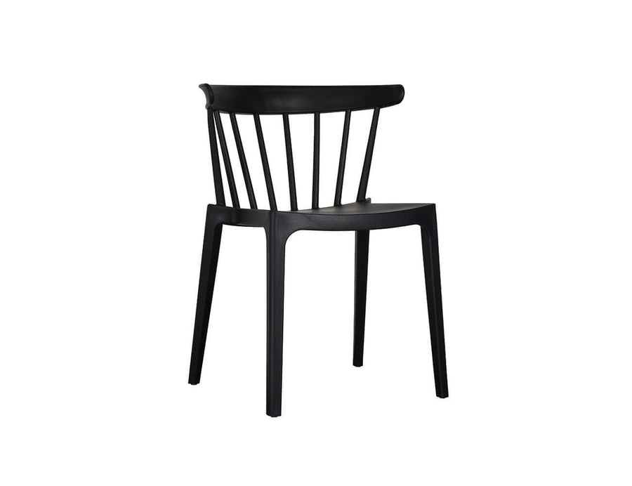 Stackable Plastic Outdoor Dining Chairs | Durable & Stylish - Luxi Living