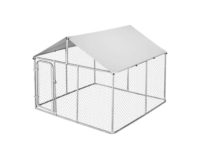 Large Outdoor Dog Kennel - Dog Runs with Roof - Luxi Living